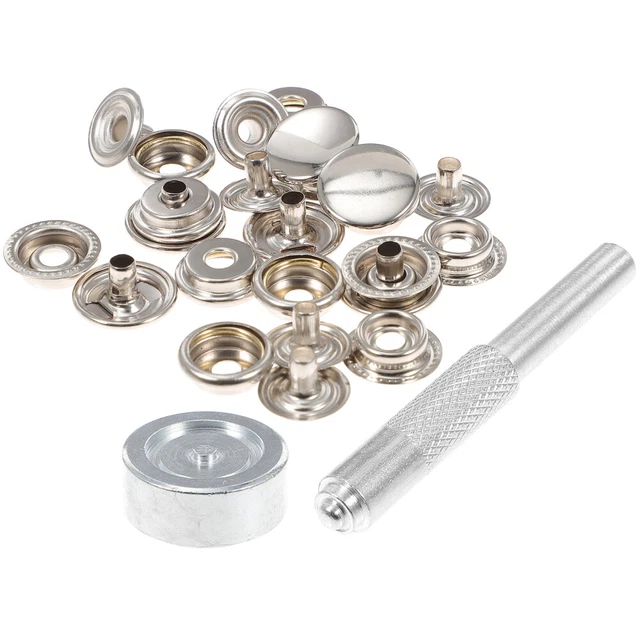 HERRAMIENTA DE INSTALACIÓN de botones acero inoxidable botón botones ...