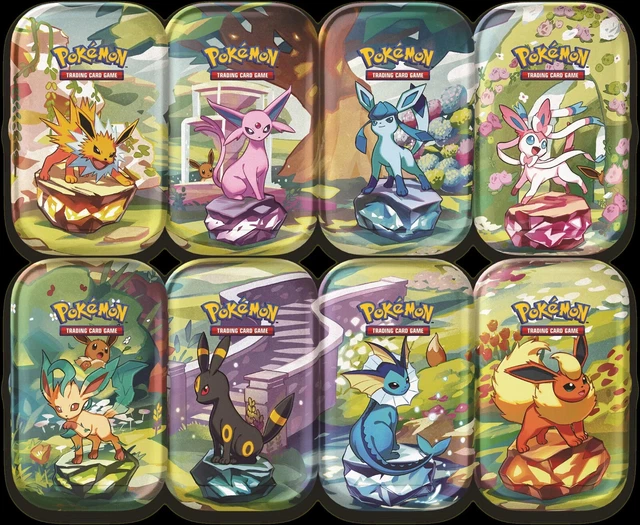POKEMON | PRISMATIC Evolutions | Mini Tins x 63 | Brand New & Sealed ...