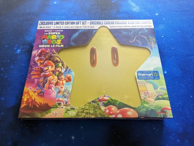 SUPER MARIO BROS Movie Exclusive Limited Edition Tin Star BluRay DVD ...