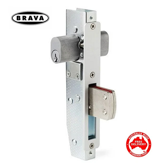 BRAVA ALUMINIUM DOOR Deadbolt-Double Cylinder, Shop Front Lock-FREE ...