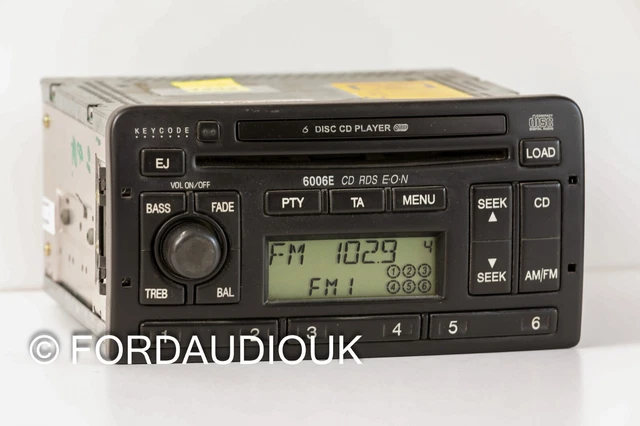 FORD 6006E 6 Cd Player Radio. Could Replace 6000 1 Cd Player. Trade-In ...
