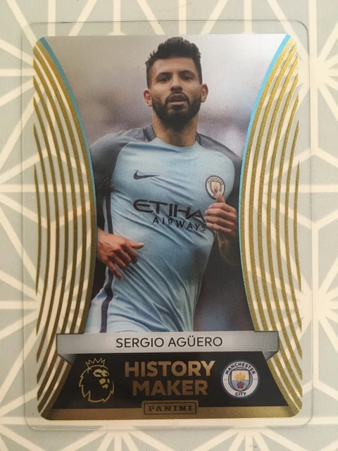 PANINI ADRENALYN XL Premier League 2025 History Maker Sergio Aguero Man ...