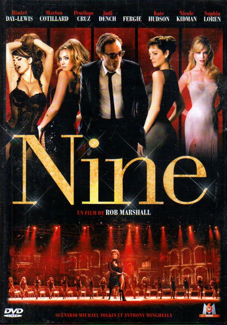 D.V.D.../...NINE.../...NICOLE KIDMAN...MARION COTILLARD...PENELOPE Cruz ...