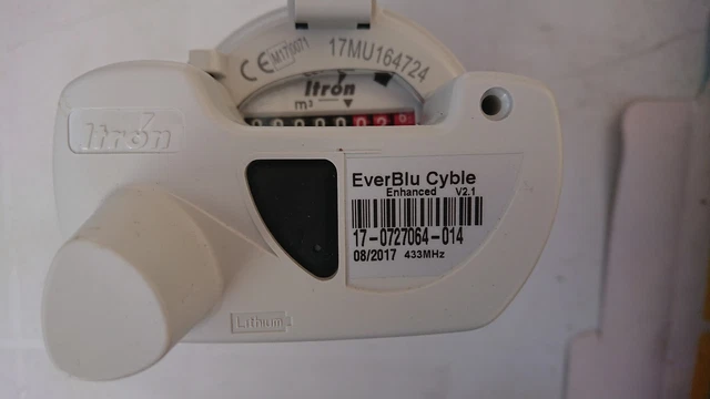 COMPTEUR D'EAU ITRON AQUADIS Everblu cyble amélioré V2.1 / lithium/ EUR 80,46 - PicClick FR