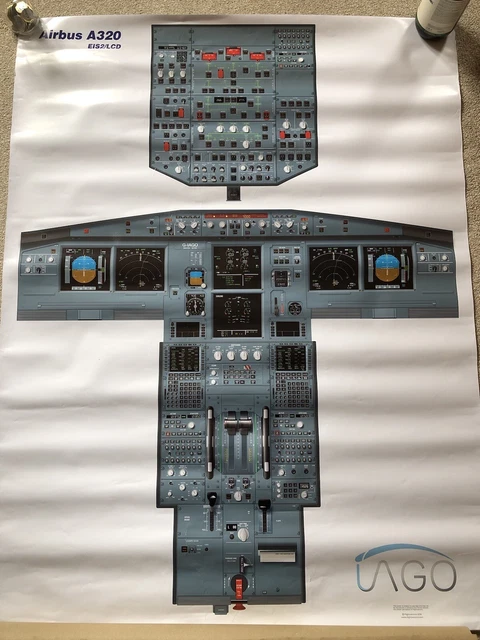 Airbus A350 Cockpit Poster A350 Xwb £59 85 Picclick Uk