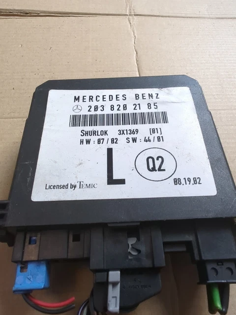 MERCEDES C CLASS W203 Door Control Module Left Side Rear A2038202185 ...