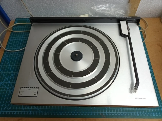 VINTAGE B&O BANG & OLUFSEN BEOGRAM 1500 TURNTABLE MMC 20S Good working ...