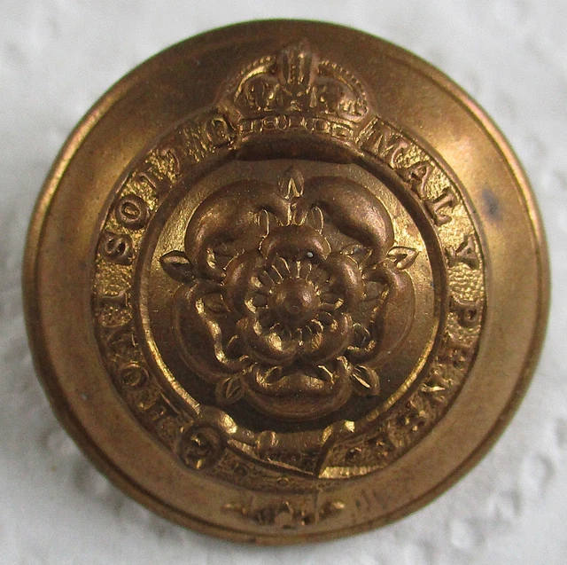 BRITISH ARMY:&ROYAL FUSILIERS GILDED BRASS BUTTON" (Large, 25mm, WW1 ...