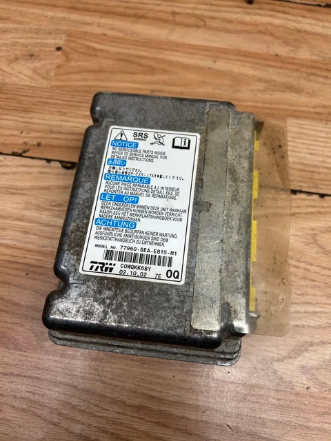 HONDA ACCORD MK7 Type-S 2003 2.4 I-Vtec Srs Module ECU Unité 77960-SEG ...