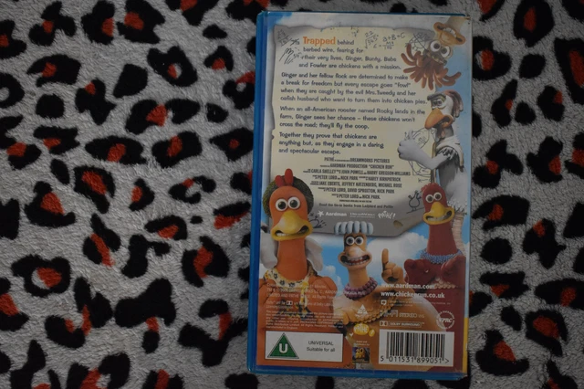 CHICKEN RUN (VHS / YEAR - 2000) FAMILY FILM / VINTAGE / NOSTALGIA £0.99 ...