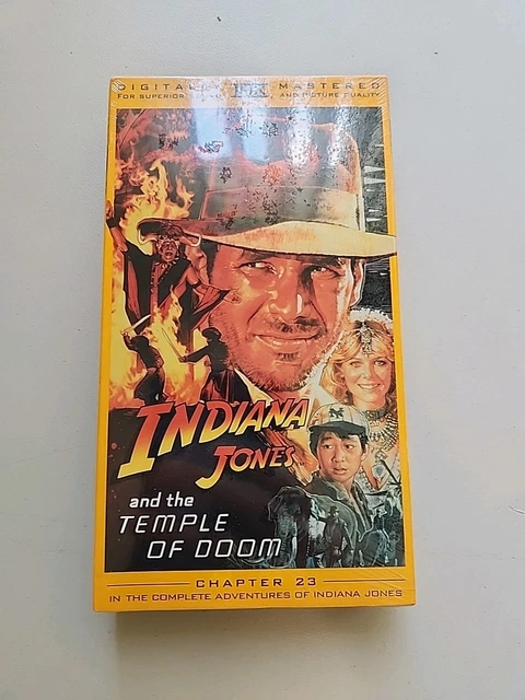 INDIANA JONES AND the Temple of Doom VHS Tape Sealed 1989 Paramount ...