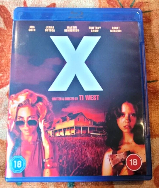 X (BLU-RAY 2022) Mia Goth Jenna Ortega Horror Action Thriller £1.69 - PicClick UK