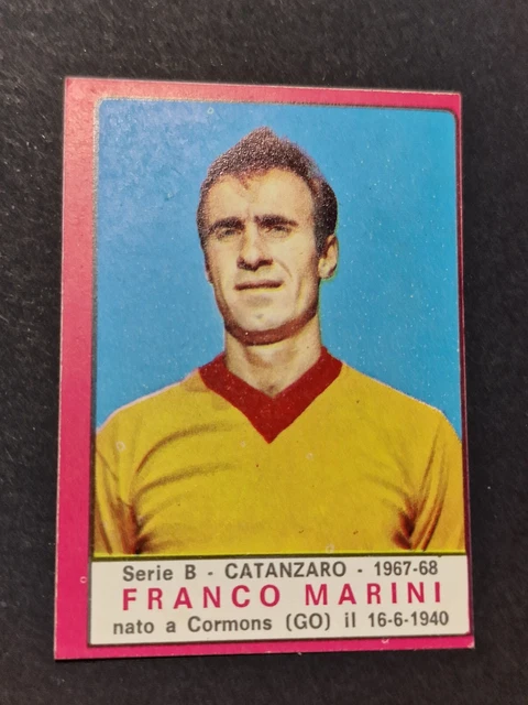 FIGURINA CALCIATORI PANINI 1967 - 68 Franco Marini Catanzaro EUR 5,00 ...