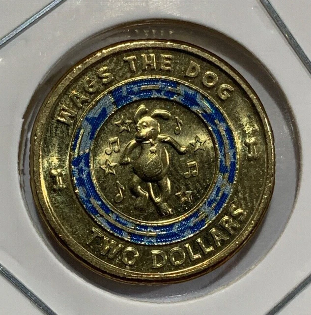 2021 AUSTRALIA 2 Dollars - Wiggles 30 Years - Wags the Dog Coloured ...