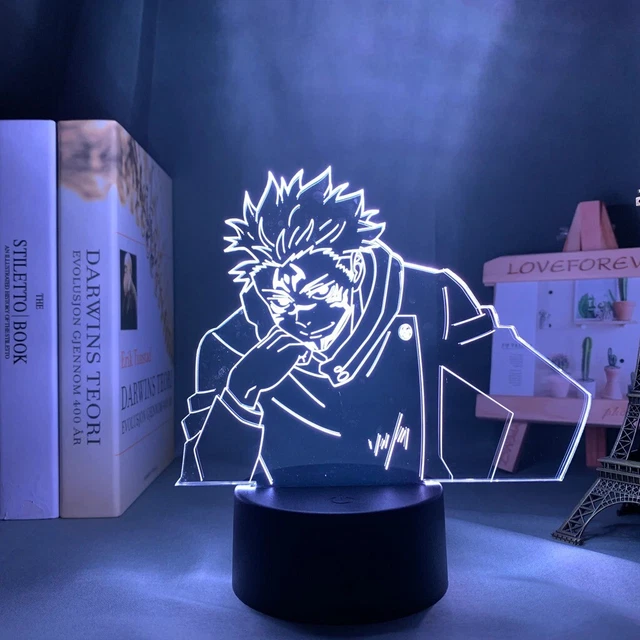 SUKUNA RYOMEN LED Anime Light 3D Jujutsu Kaisen RGB Lamp Figure Bedroom ...