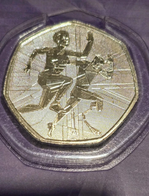 ROYAL MINT 2024 Team GB Paralympics Paris 50p Fifty Pence Bunc ...