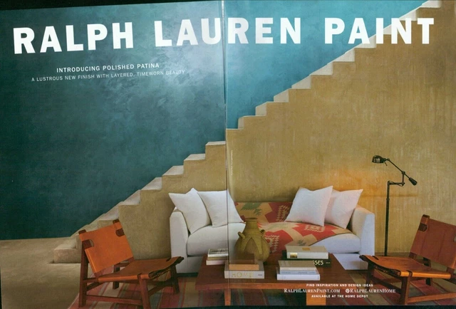 RALPH LAUREN PAINT HOME Magazine Print Ad RL COLORS Collection 2000s ...