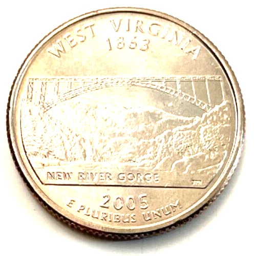 WEST VIRGINIA 2005 D Washington Statehood Commemorative Quarter $3.95 ...