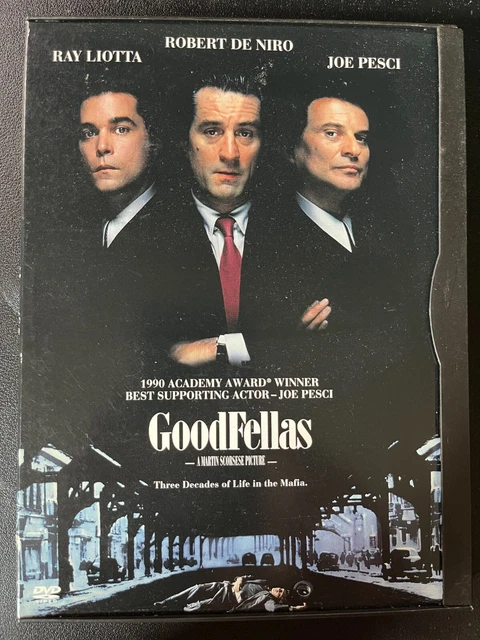 GOODFELLAS (DVD, 1997) Edizione Widescreen Joe Pesci Robert De Niro Ray ...