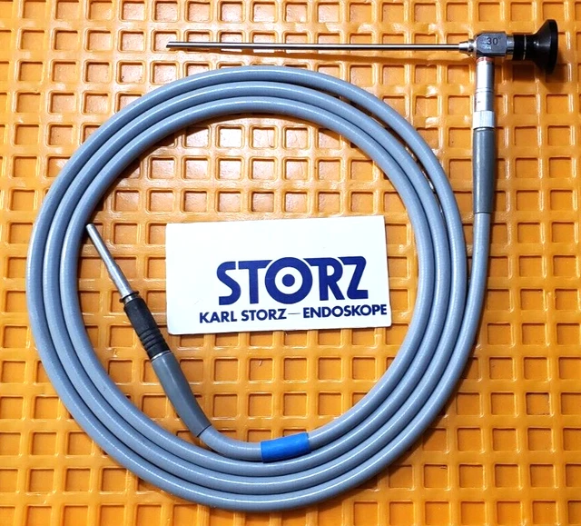 KARL STORZ 495NCS Fiberoptic Cable W- Anthony ENT 4mm x 30* Scope ...