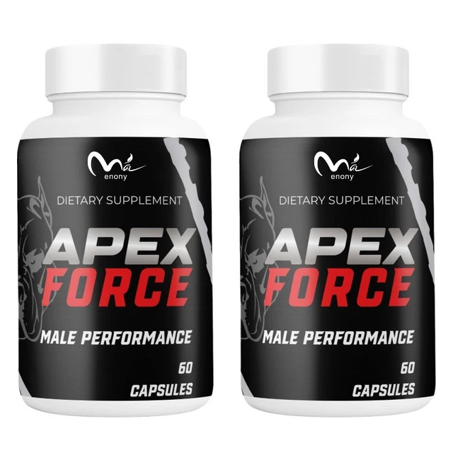 (2 PACK) APEX Force Men Pills, ApexForce Male Health Support Formula ...