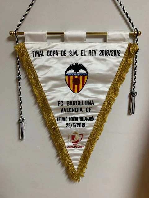 BANDERIN FC BARCELONA vs valencia cf match worn copa rey . EUR 650,00 ...
