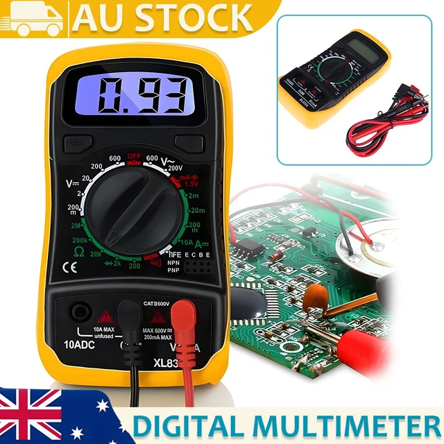 DIGITAL LCD MULTIMETER Electrical Meter AC/DC Voltmeter Current OHM ...