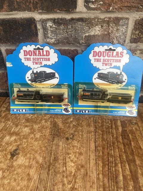 ERTL THOMAS THE Tank Engine & Friends - DONALD & DOUGLAS NEW 1992 CLOUD ...