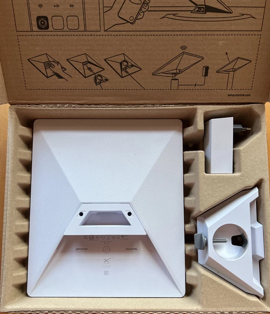 STARLINK MINI INTERNET Kit Satellitenschüssel WLAN-Router SpaceX NEU ...