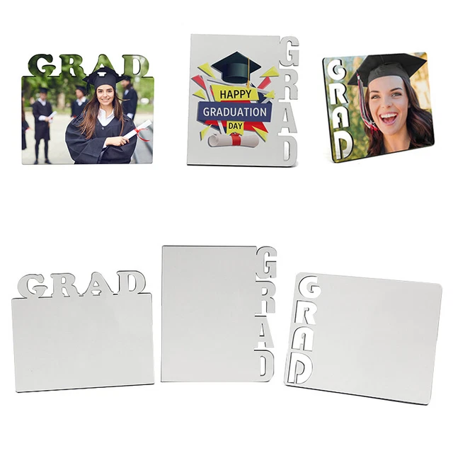 SUBLIMATION BLANKS GRAD Photo Frames Custom Graduation Personalized DIY ...