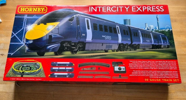 HORNBY INTERCITY EXPRESS, 00 Gauge Train Set, used once in working ...