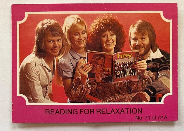 ABBA TRADING CARDS Australian Scanlens Pink series - Choose the card ...