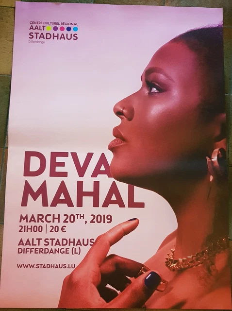 DEVA MAHAL 60x80cm Affiche de Concert Originale EUR 13,95 - PicClick FR
