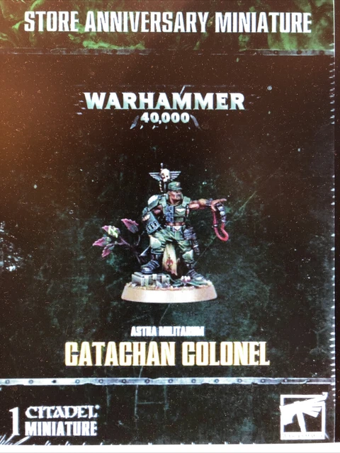 WARHAMMER 40K ASTRA MILITARUM Catachan Colonel - Limited Edition, 1 ...