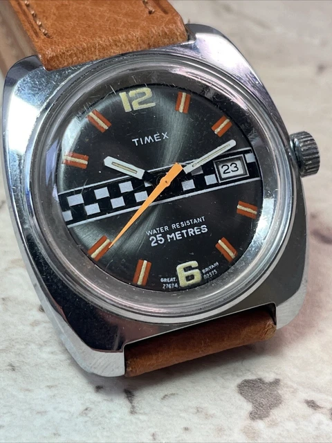 TIMEX RALLY DIAL Mens Vintage Manual Wind Watch 27674 02575 EUR 30,50 ...