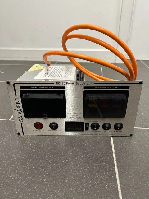 SARGENT EC160 POWER Management System. Silver Horizontal. Campervan ...