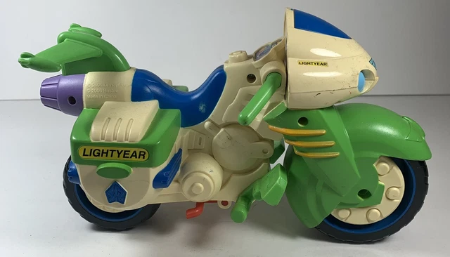DISNEY PIXAR BUZZ lightyear motorcycle toy story plastic vehicle £1.88 ...