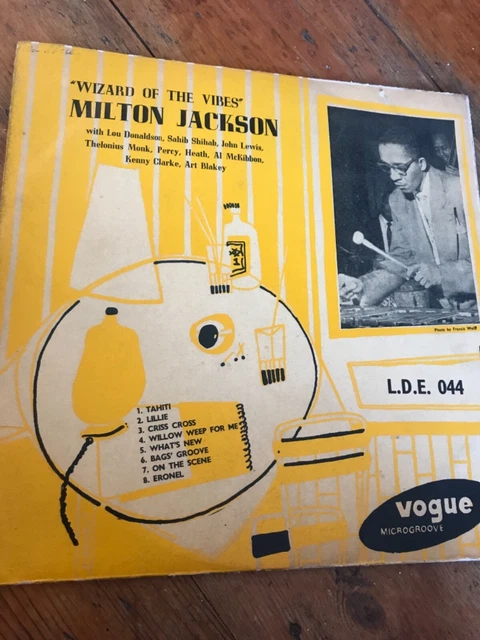 MILT MILTON JACKSON Wizard Of The Vibes 1953 vinyl EX 10" Vogue LDE.044 ...