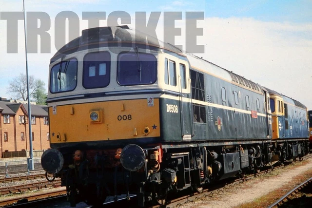 35MM SLIDE BR British Rail Diesel Loco Class 33 33008 1994 Exeter Orig ...