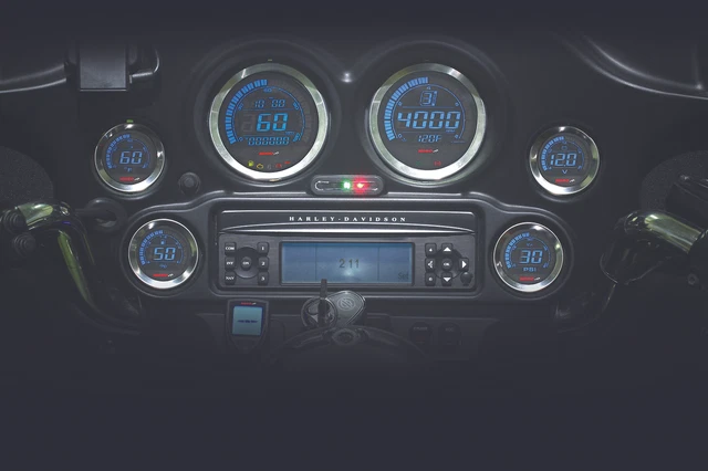 KOSO 2010-2013 HARLEY-DAVIDSON FLTRX Road Glide Custom DIGITAL GAUGE ...