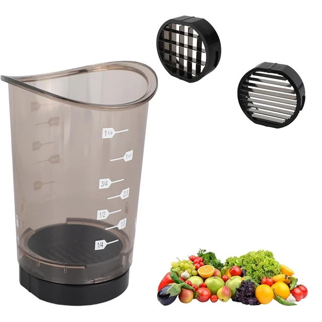 FRUIT CUTTER CUP with Removable Stainless Steel Blade,Cup Cutter Fruit ...