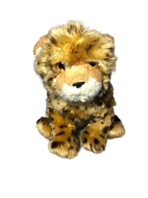 TEDDY HERMANN CHEETAH Realistic Wildcat Animal Soft Plush Toy 11” £19. ...