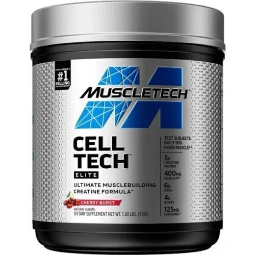 MUSCLETECH CELL-TECH ELITE 20 Servings Celltech Creatine with BCAA ...