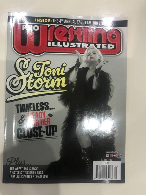 PRO WRESTLING ILLUSTRATED magazine Mar 2024 Toni Storm, TNA is back ...