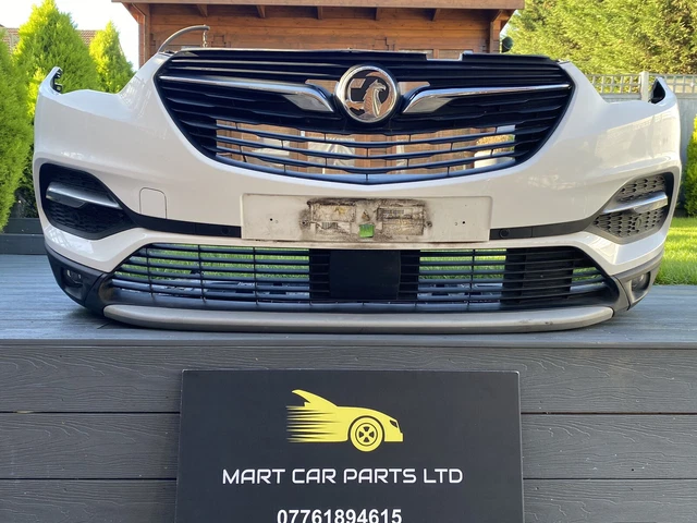 VAUXHALL GRANDLAND X 2017-2021 FRONT BUMPER COMPLETE 6 x PDC GENUINE £ ...
