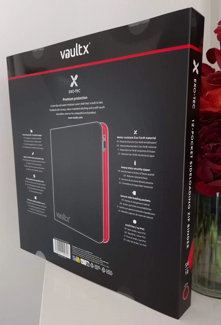 🔥 SV10 VAULT x 12 Pocket Exo-Tec Zip Binder Destined Rivals Pokemon TCG ...