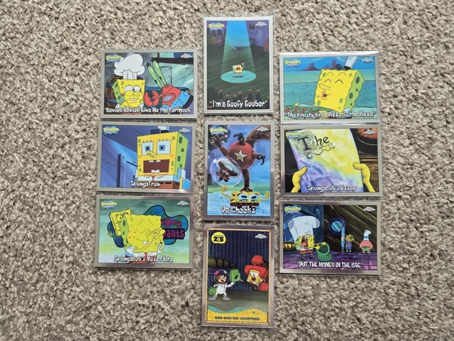 TOPPS CHROME 2025 SpongeBob Character Bundle As Shown No Duplicates £7. ...