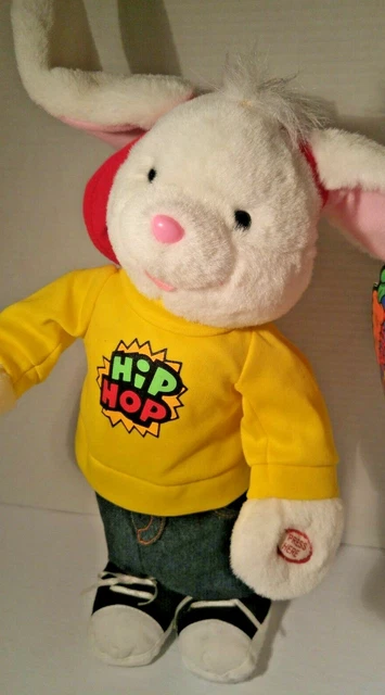 BEAT BOX BUNNY Sing Dance Hop Stuffed Animal 14'' Tall Plush $24.86 ...