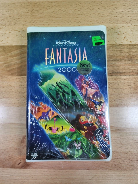 WALT DISNEY PICTURES Presents Fantasia 2000 (VHS) New Sealed Clamshell ...