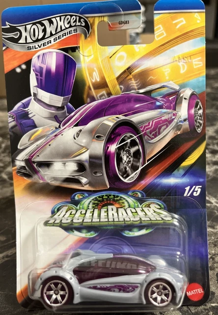2025 HOT WHEELS Silver Series ACCELERACERS Full Set of 5 WALMART ...